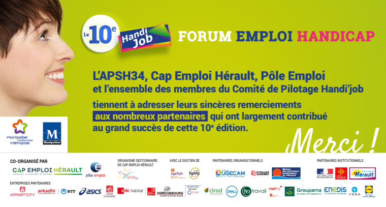 Retour en images sur la 10ème édition du Forum Emploi Handicap HANDI ...